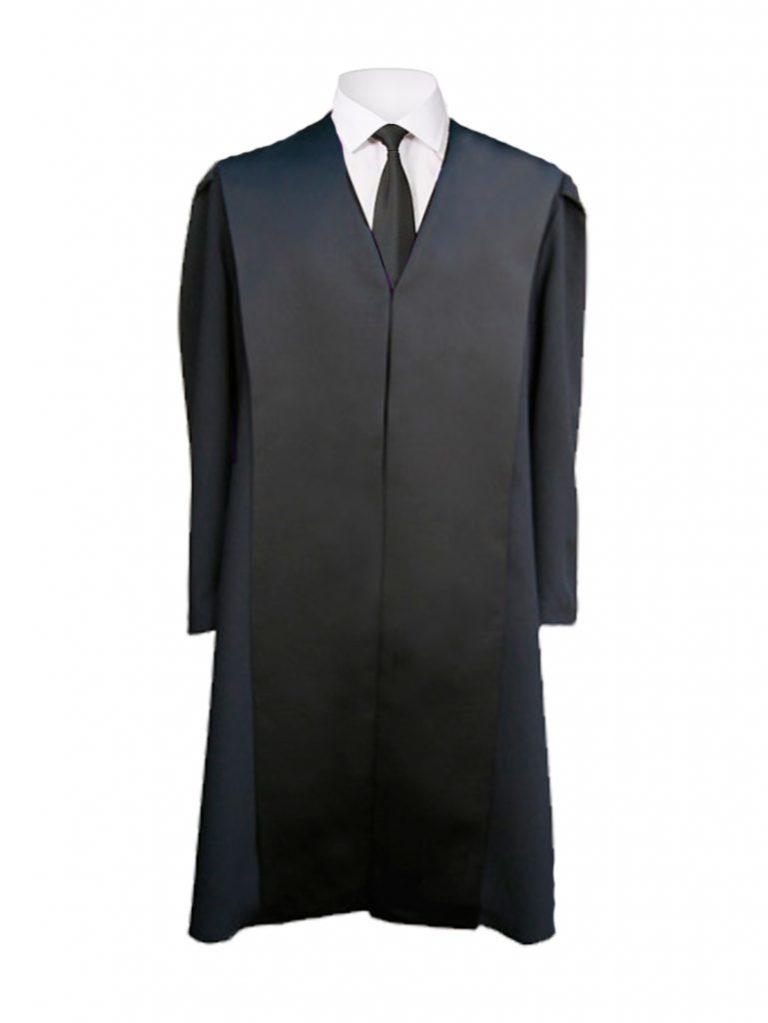 TOGA A MEDIDA VISTAS DE RASO CON TABLAS toga abogado vistas de raso