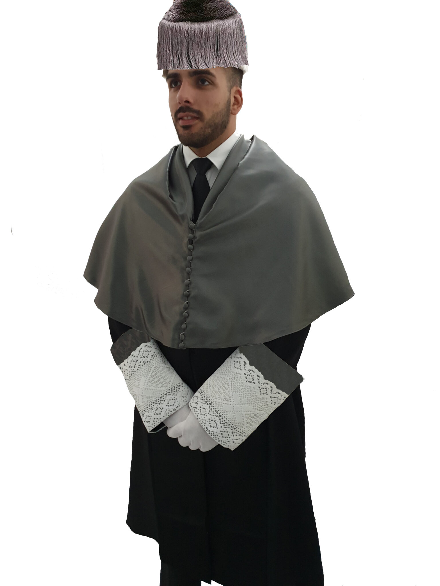 Traje para Doctorado completo Togas Muceta Puñeta y Birrete