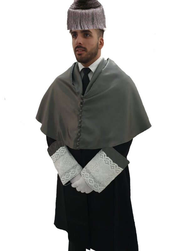Traje para Doctorado completo Togas Muceta Puñeta y Birrete